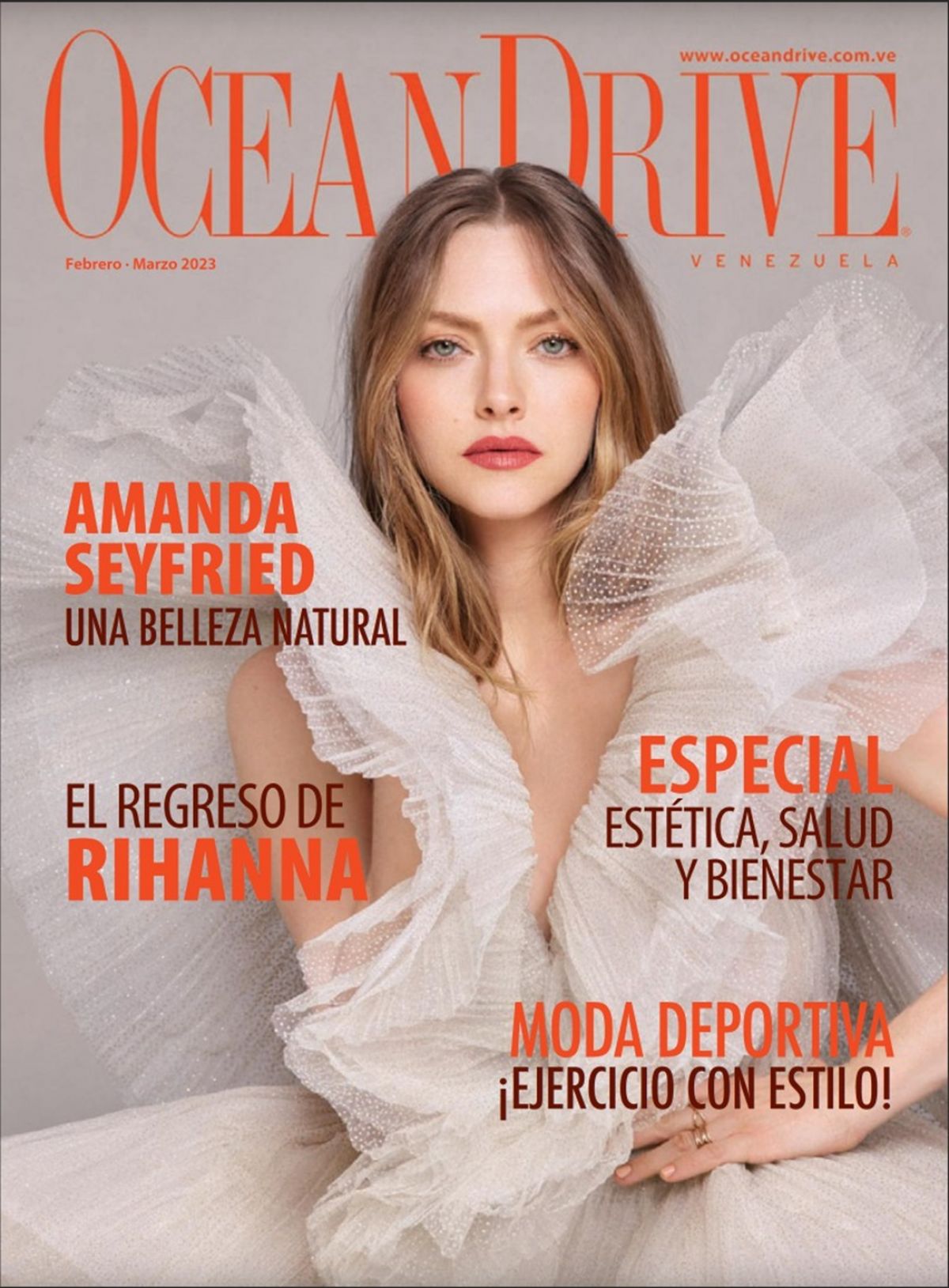 AMANDA SEYFRIED in Ocean Drive Magazine, February/march 2023 – HawtCelebs