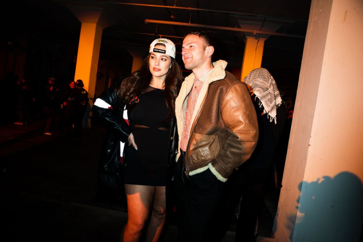 ASHLEY GRAHAM at Heron Preston Fall/winter 2023 Show at New York ...