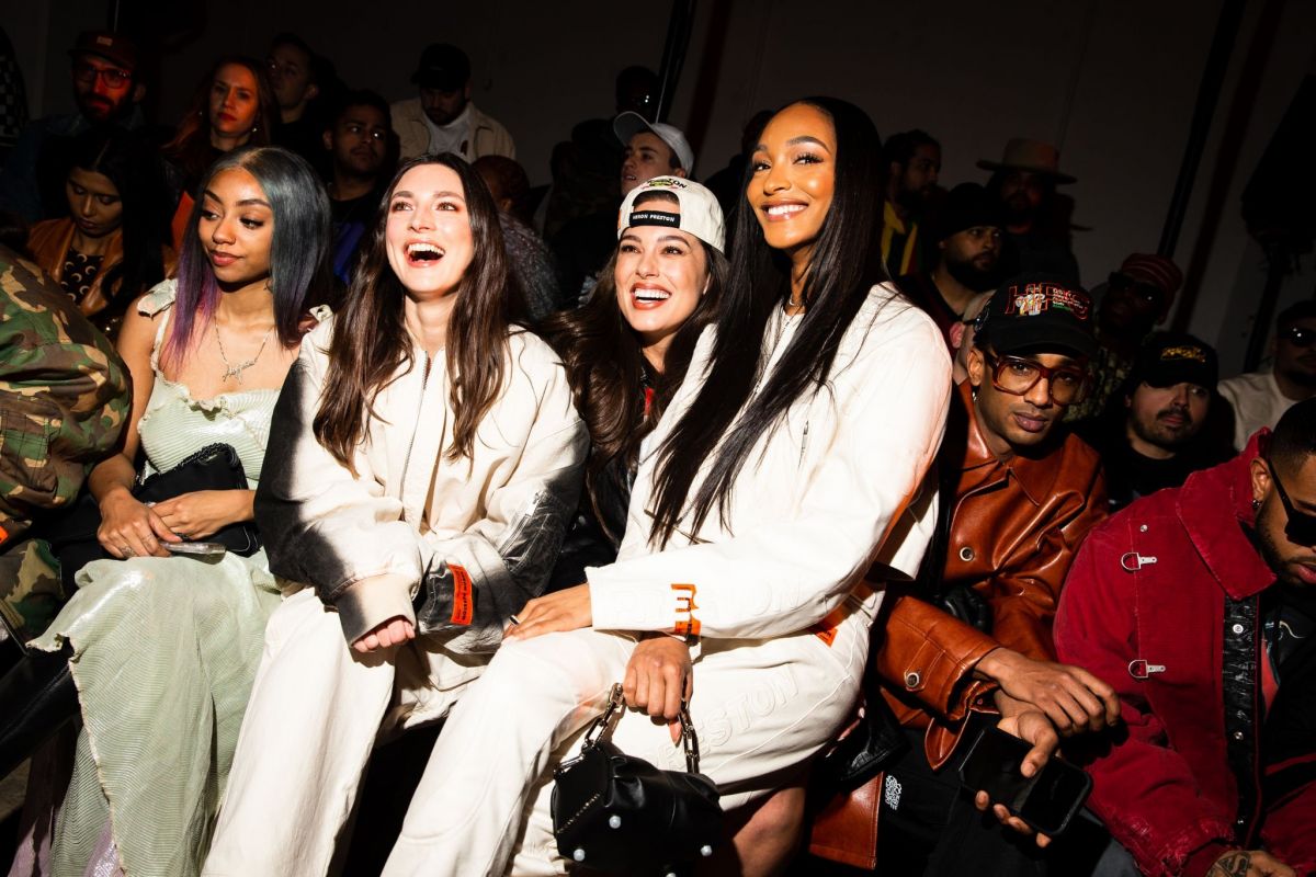 ASHLEY GRAHAM at Heron Preston Fall/winter 2023 Show at New York ...