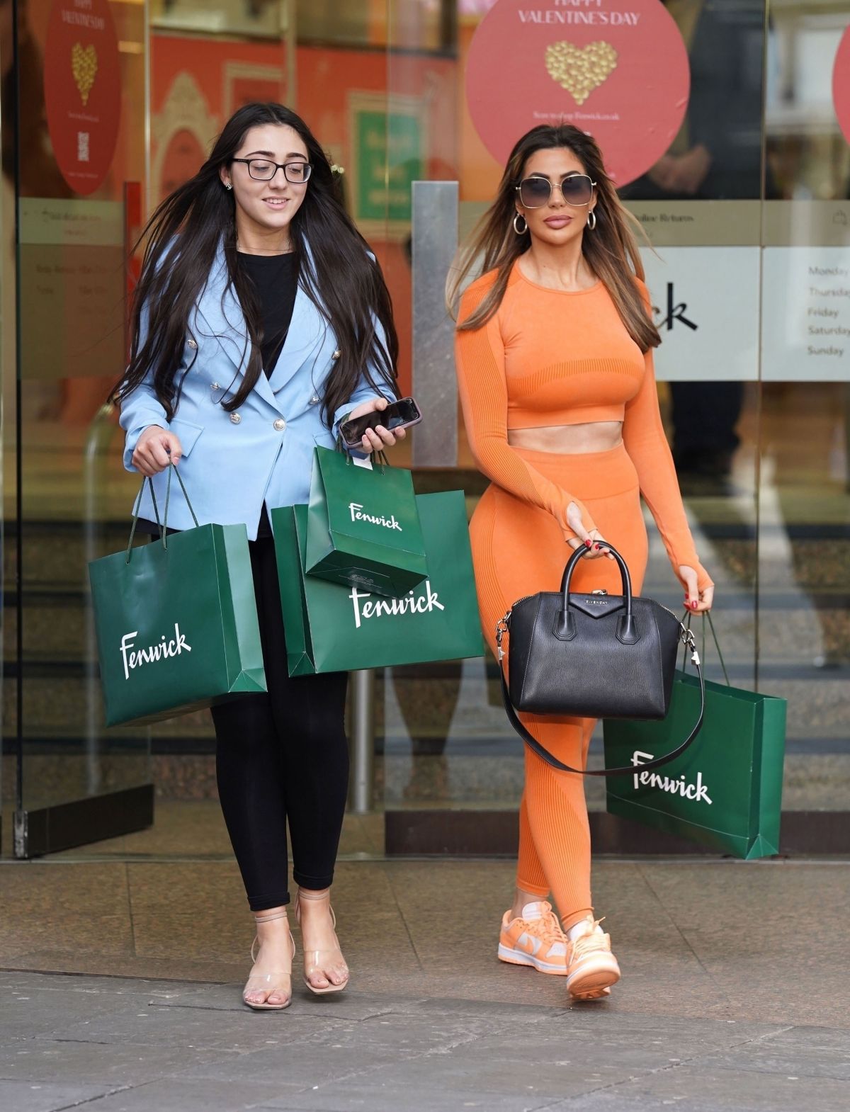 CHLOE and AMY FERRY Out Shopping in Newcastle 02/09/2023 – HawtCelebs