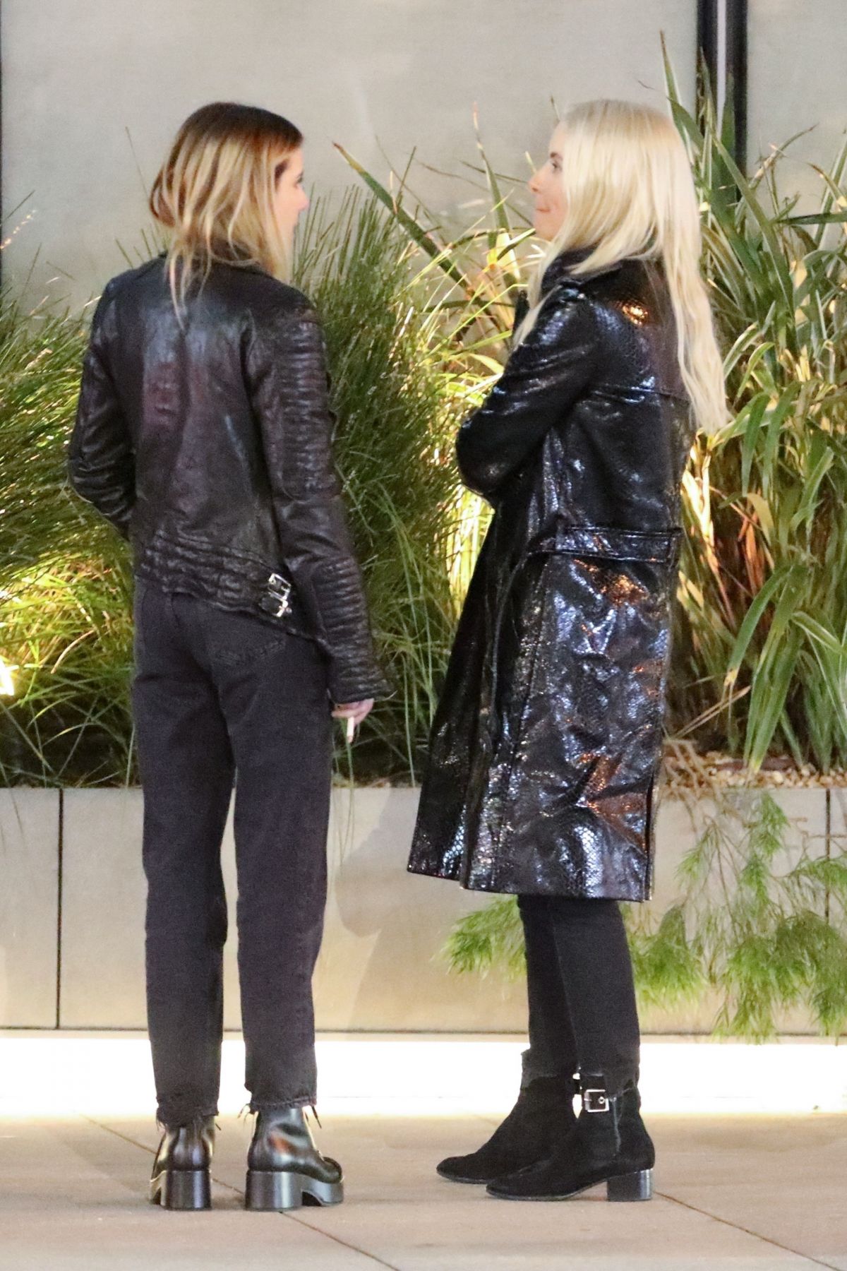 EMMA ROBERTS and ASHLEY BENSON on a Double Date in Los Angeles 02/02 ...