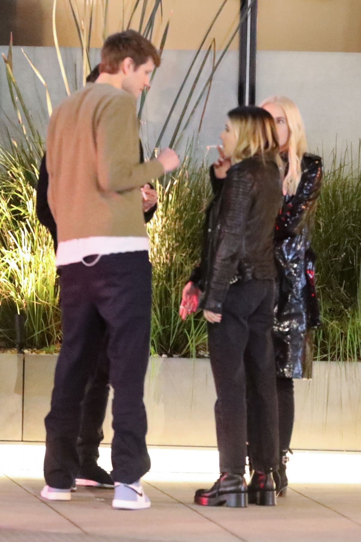 EMMA ROBERTS and ASHLEY BENSON on a Double Date in Los Angeles 02/02 ...