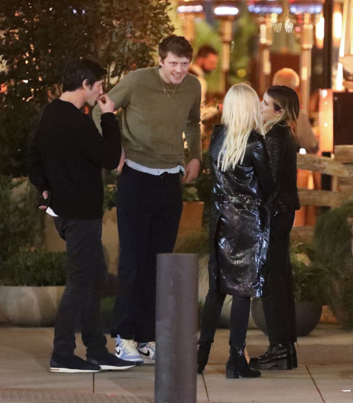 EMMA ROBERTS and ASHLEY BENSON on a Double Date in Los Angeles 02/02 ...