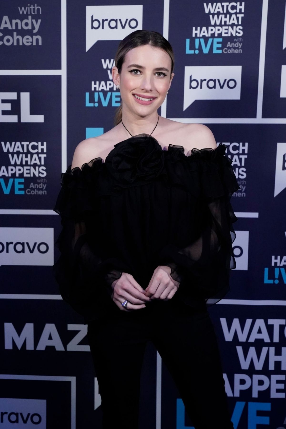 EMMA ROBERTS at Watch What Happens Live 01/18/2023 – HawtCelebs