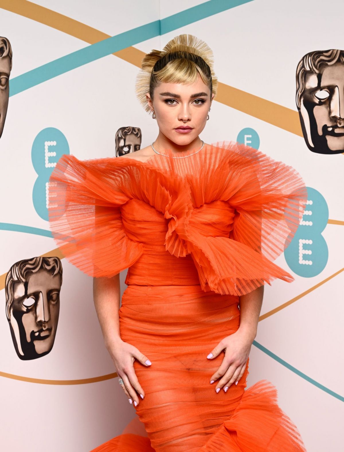 FLORENCE PUGH at EE Bafta Film Awards 2023 in London 02/19/2023 ...