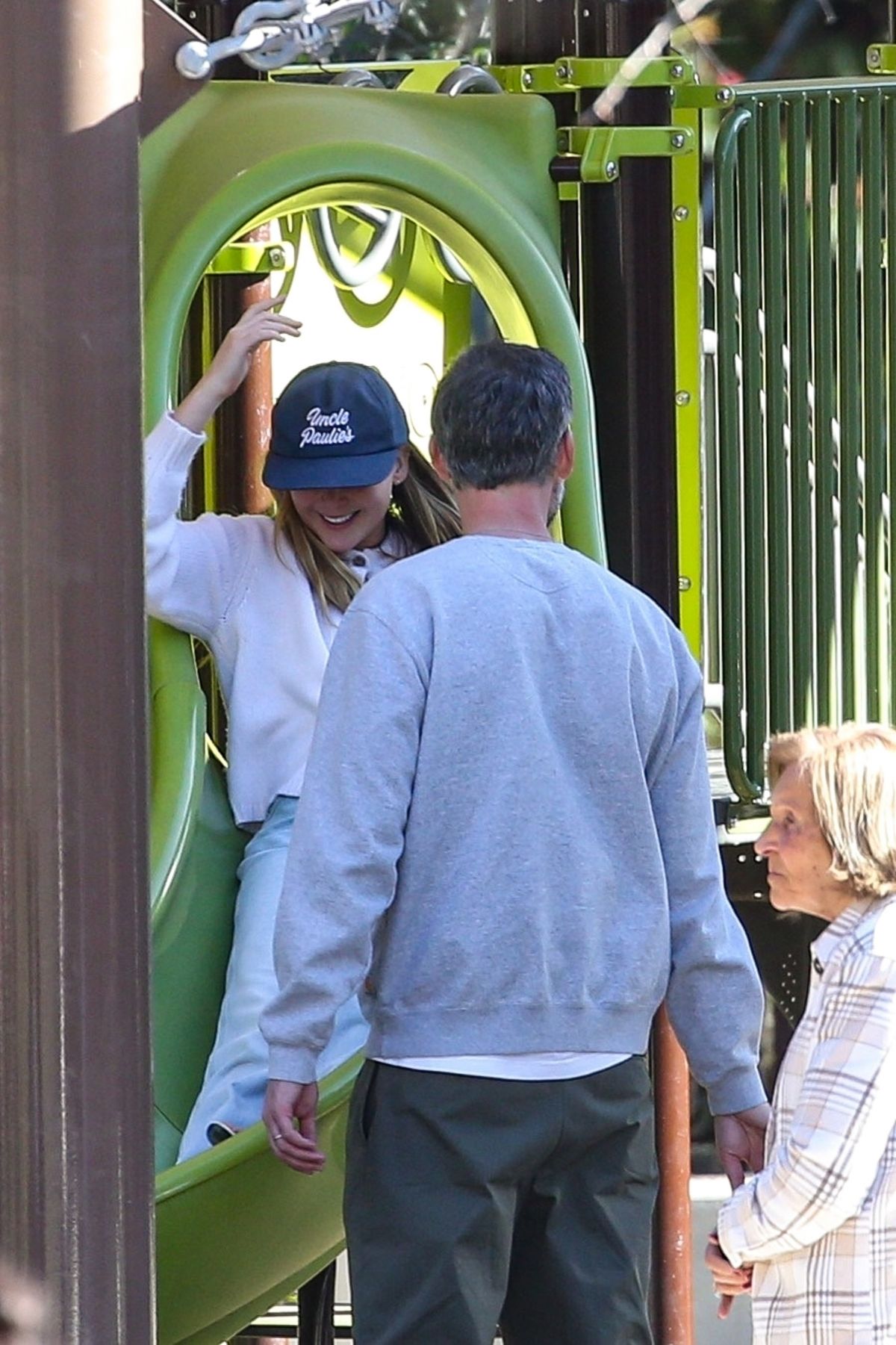 JENNIFER LAWRENCE Out at Park with Cooke Maroney and Their Baby Boy in ...
