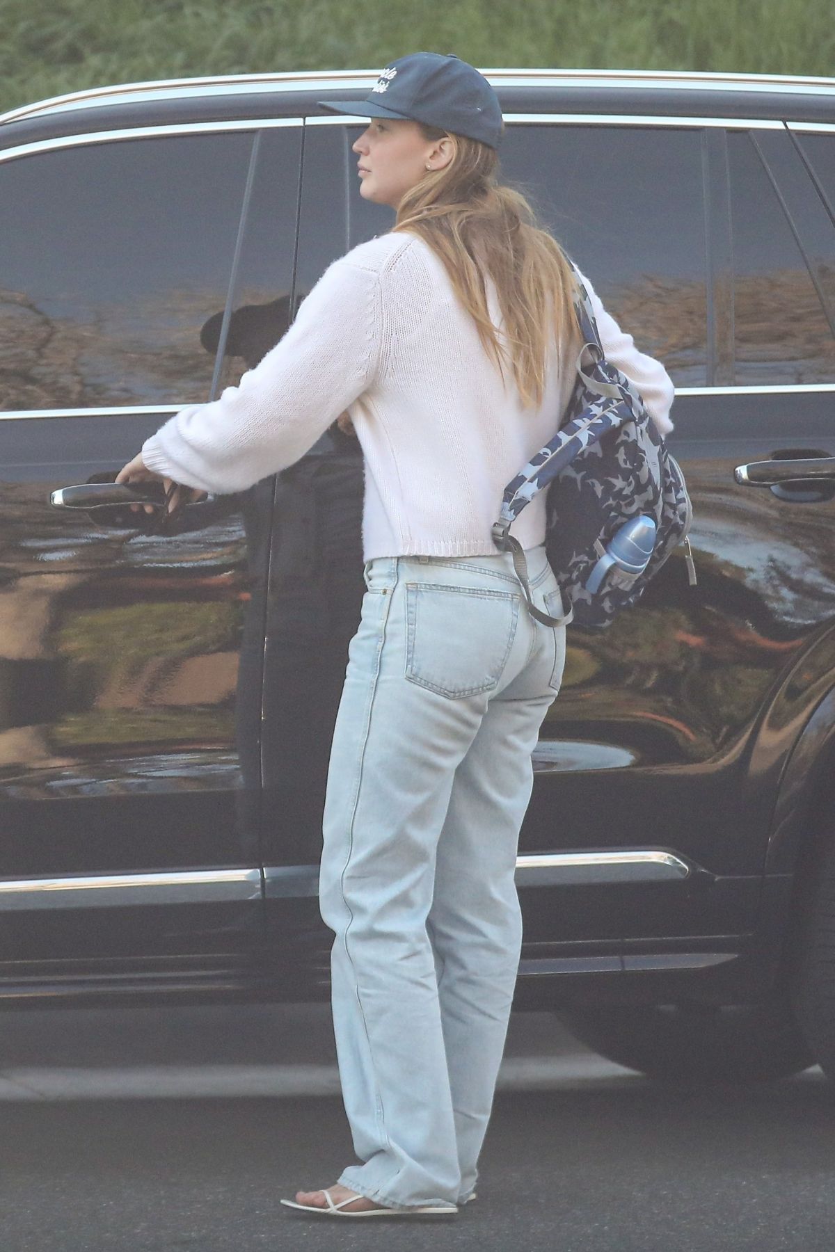 JENNIFER LAWRENCE Out at Park with Cooke Maroney and Their Baby Boy in ...