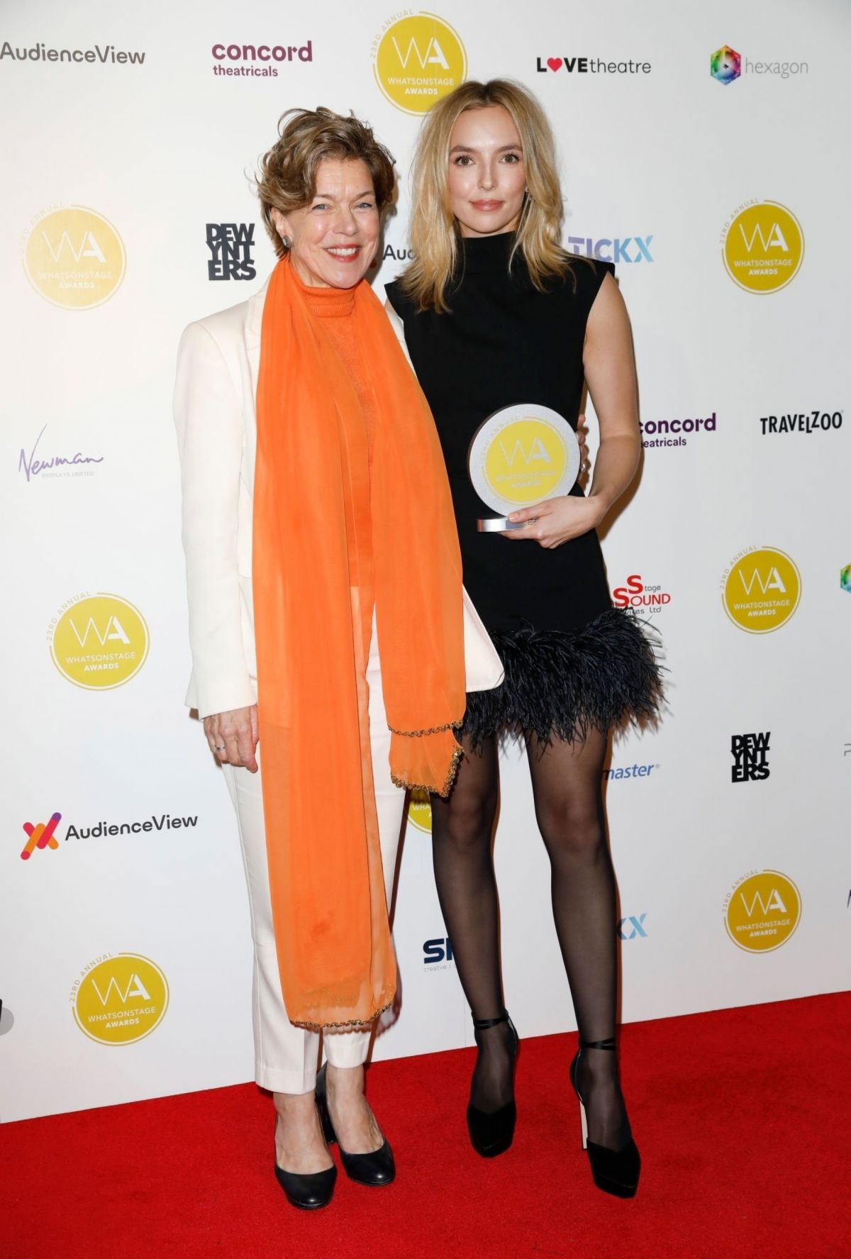 JODIE COMER at Whatsonstage Awards 2023 at Prince of Wales Theatre in ...