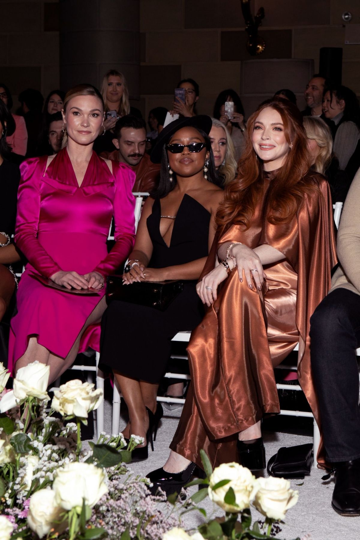 JULIA STILES at Christian Siriano Fall/Winter 2023 Show at Gotham Hall ...
