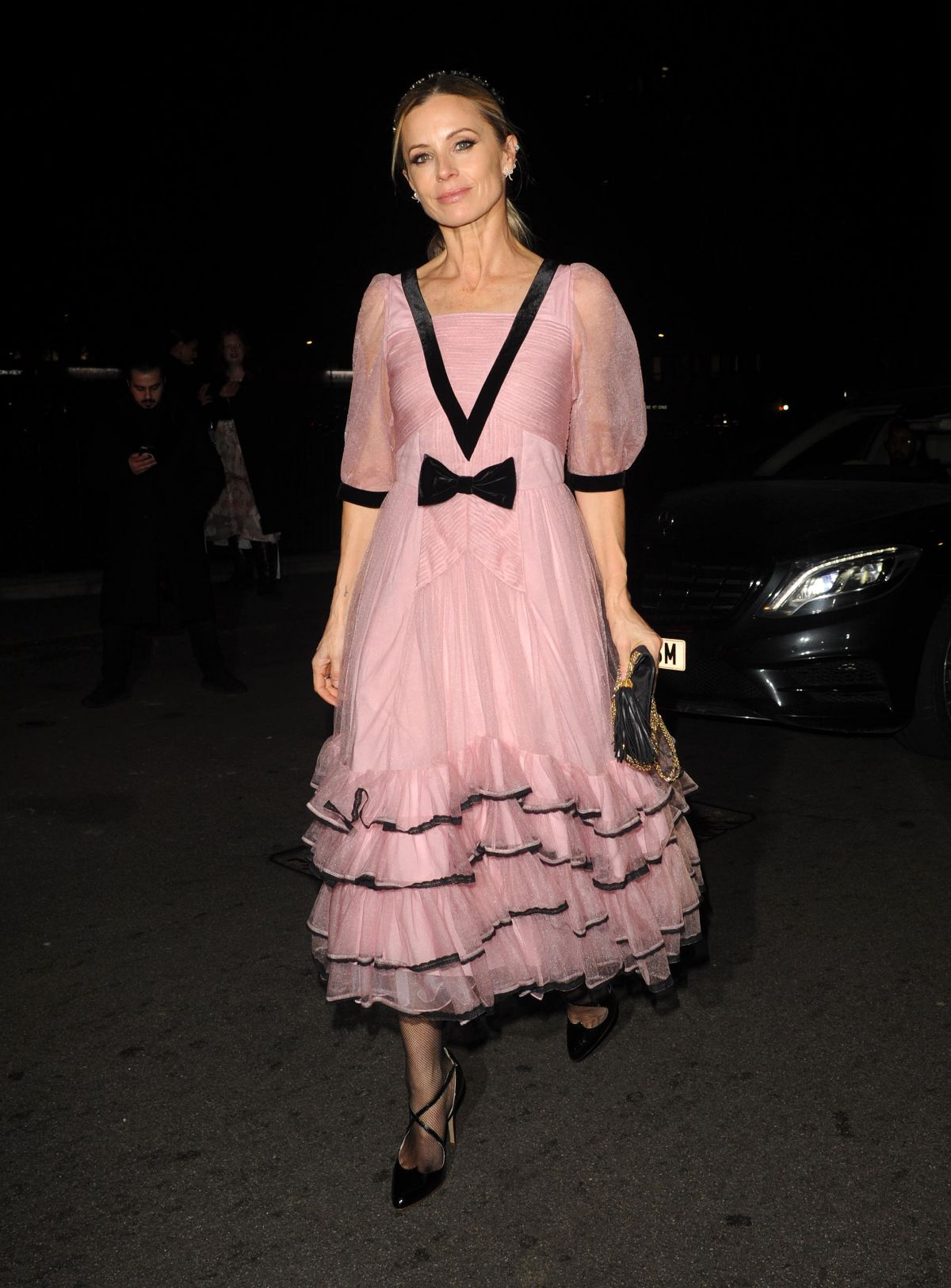 LAURA BAILEY Arrives at British Vogue and Tiffany & Co. Party in London ...