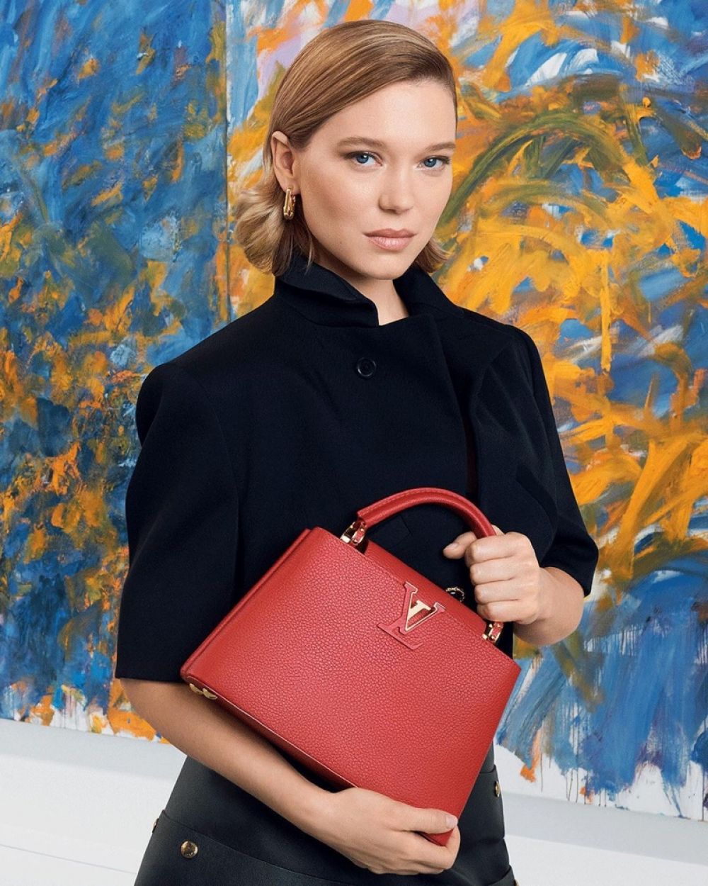 LEA SYDOUX for Louis Vuitton Capucines Spring 2023 – HawtCelebs
