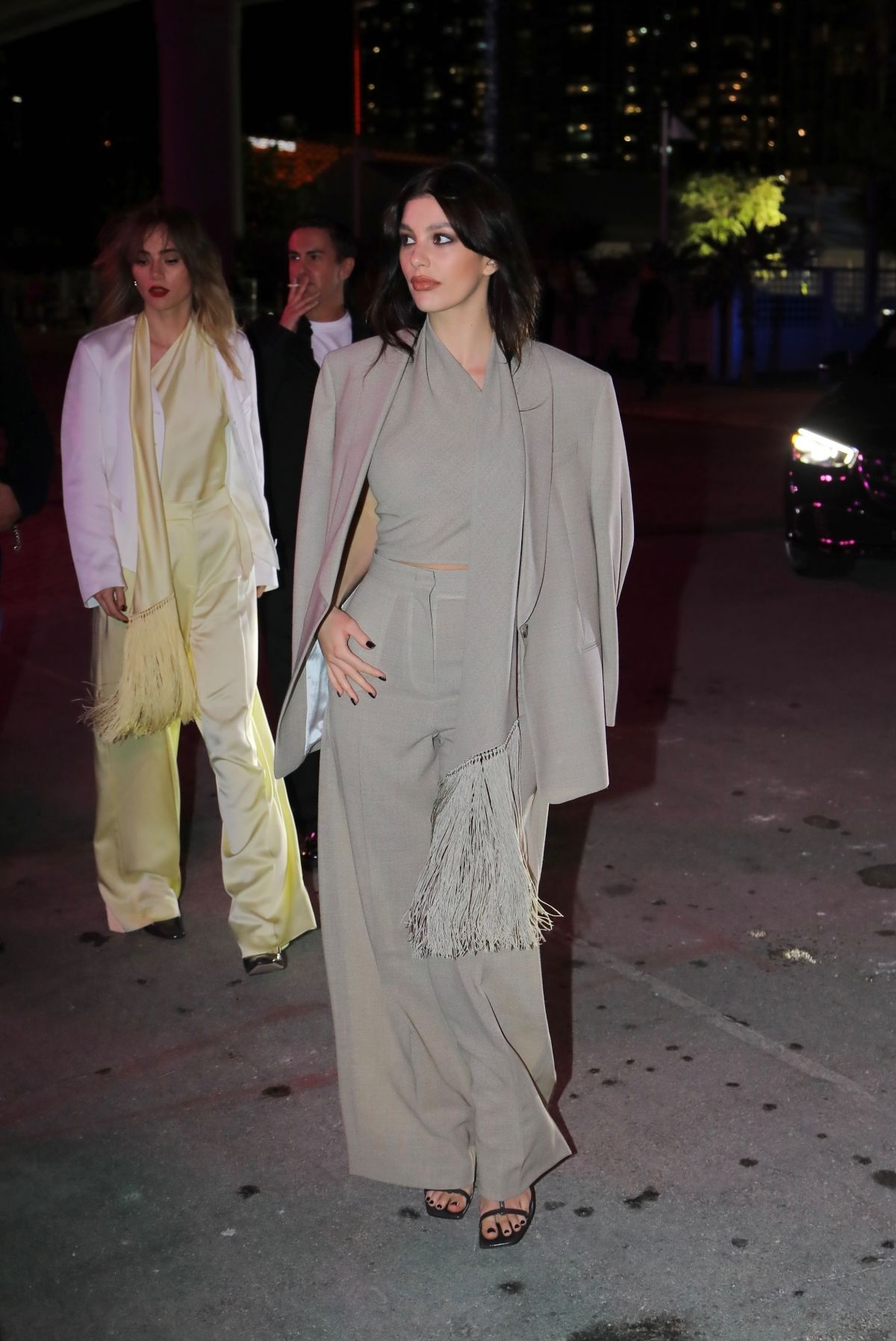 CAMILA MORRONE and SUKI WATERHOUSE Arrives at Hugo Boss Show in Miami ...