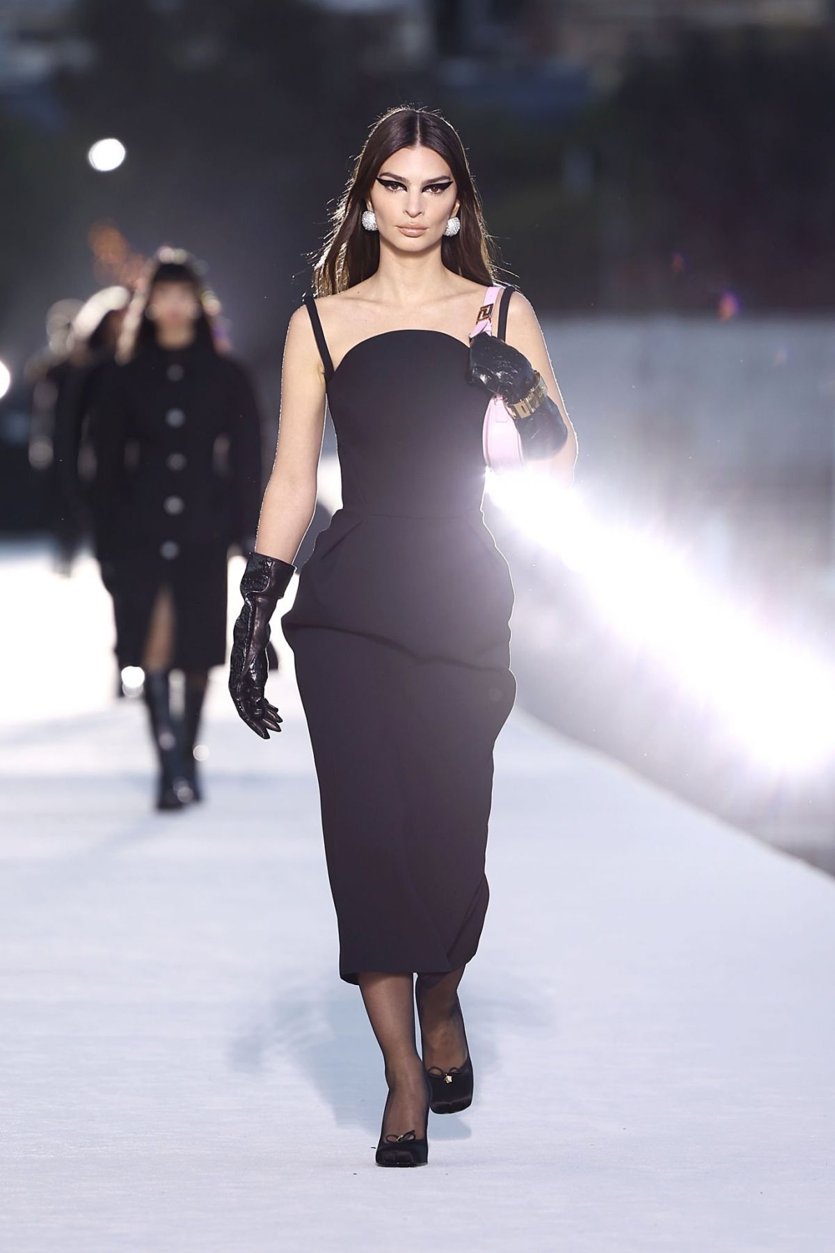 EMILY RATAJKOWSKI at Versace FW23 Runway Show in West Hollywood 03/09 ...