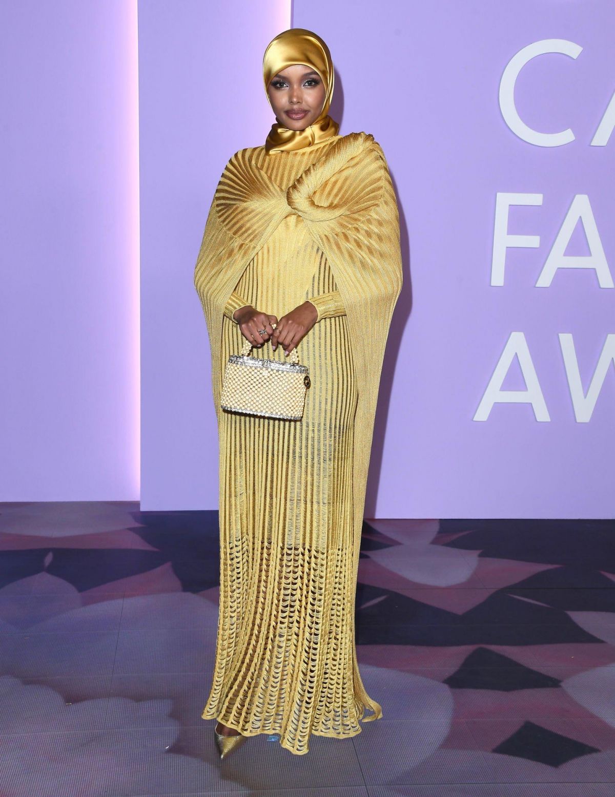 HALIMA ADEN at 2023 Green Carpet Fashion Awards in Hollywood 03/09/2023 ...