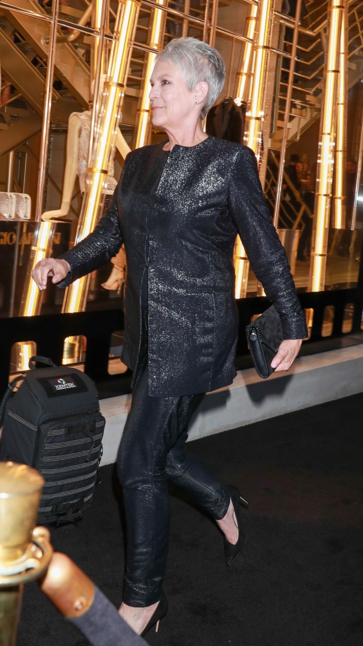 JAMIE LEE CURTIS Arrives at Armani Pre-Oscar Party in Beverly Hills 03 ...