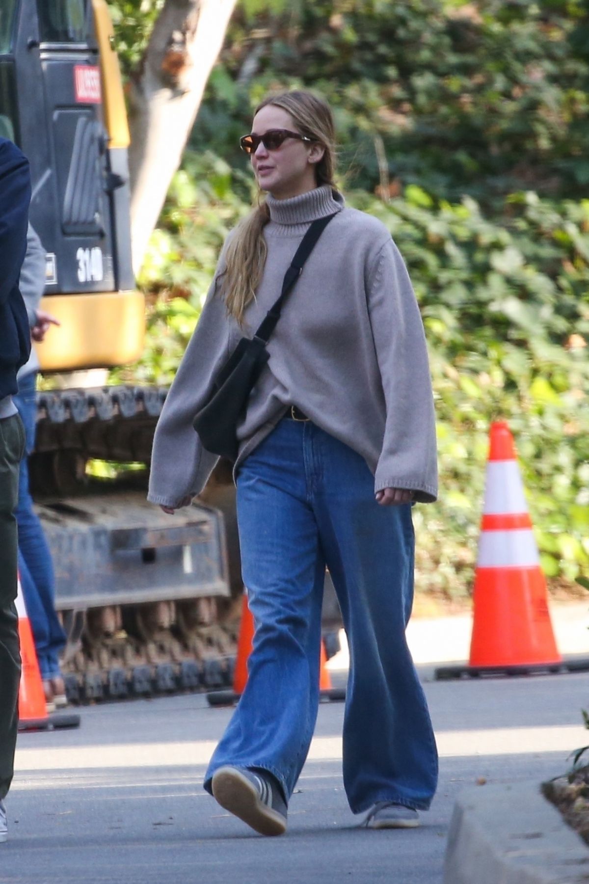 JENNIFER LAWRENCE and Cooke Maroney Out with Their Baby at a Park in ...