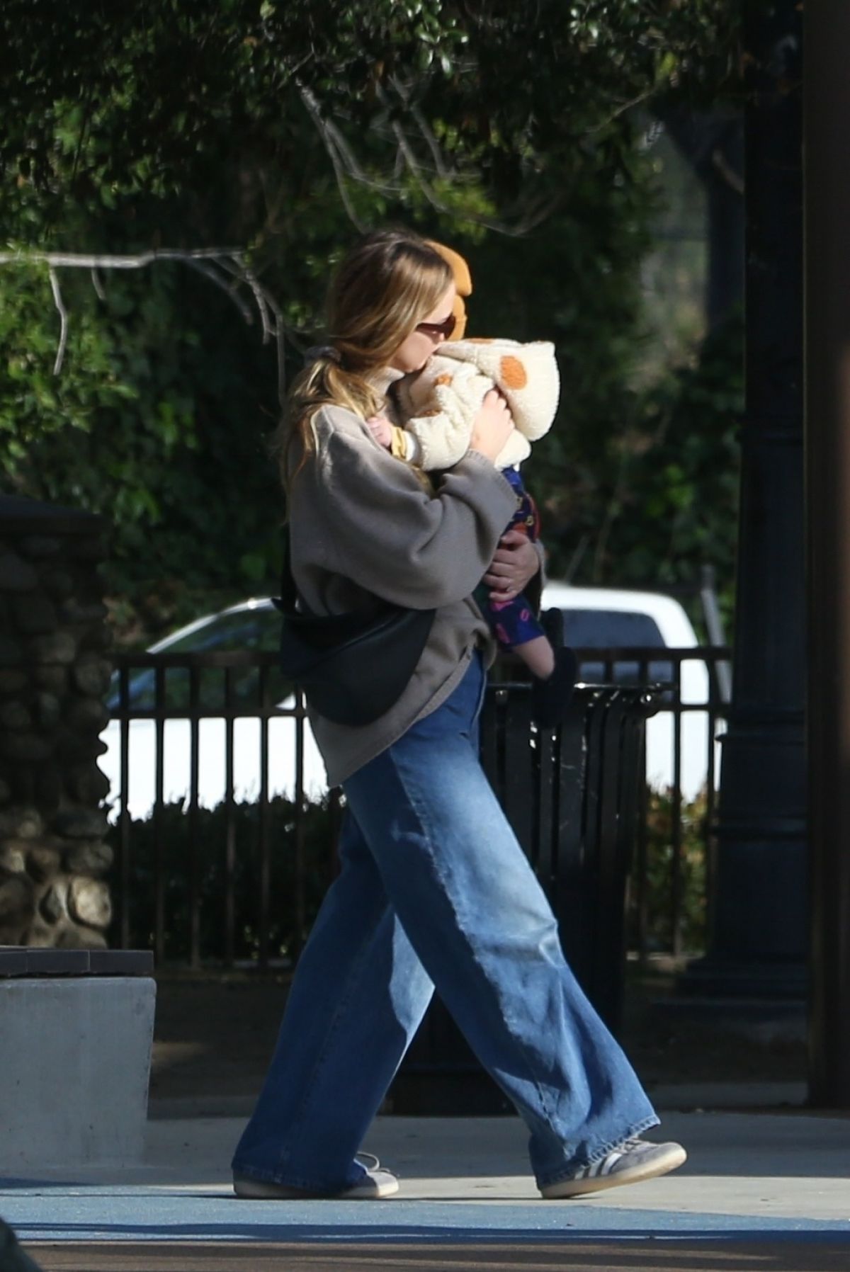 JENNIFER LAWRENCE and Cooke Maroney Out with Their Baby at a Park in ...