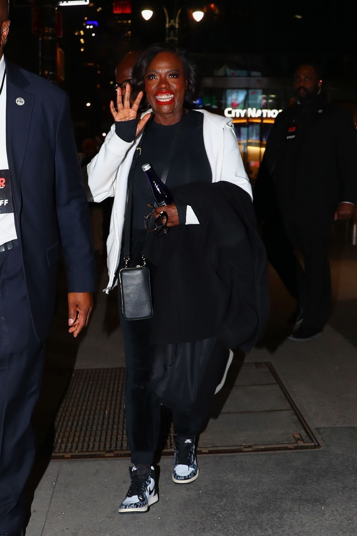 VIOLA DAVIS Arrives at Air Screening at Hudson Yards in New York 03/20 ...