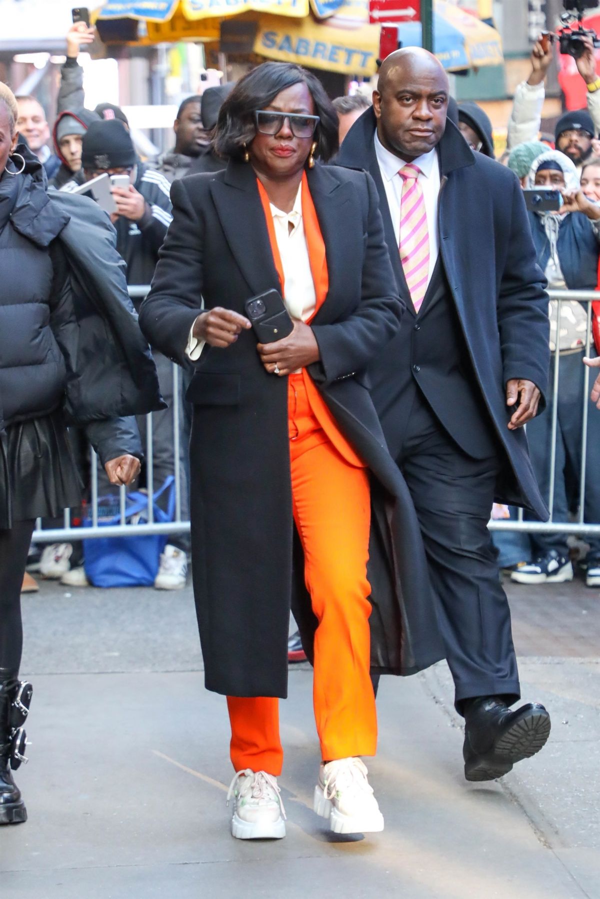 VIOLA DAVIS Arrives at Good Morning America in New York 03/20/2023 ...