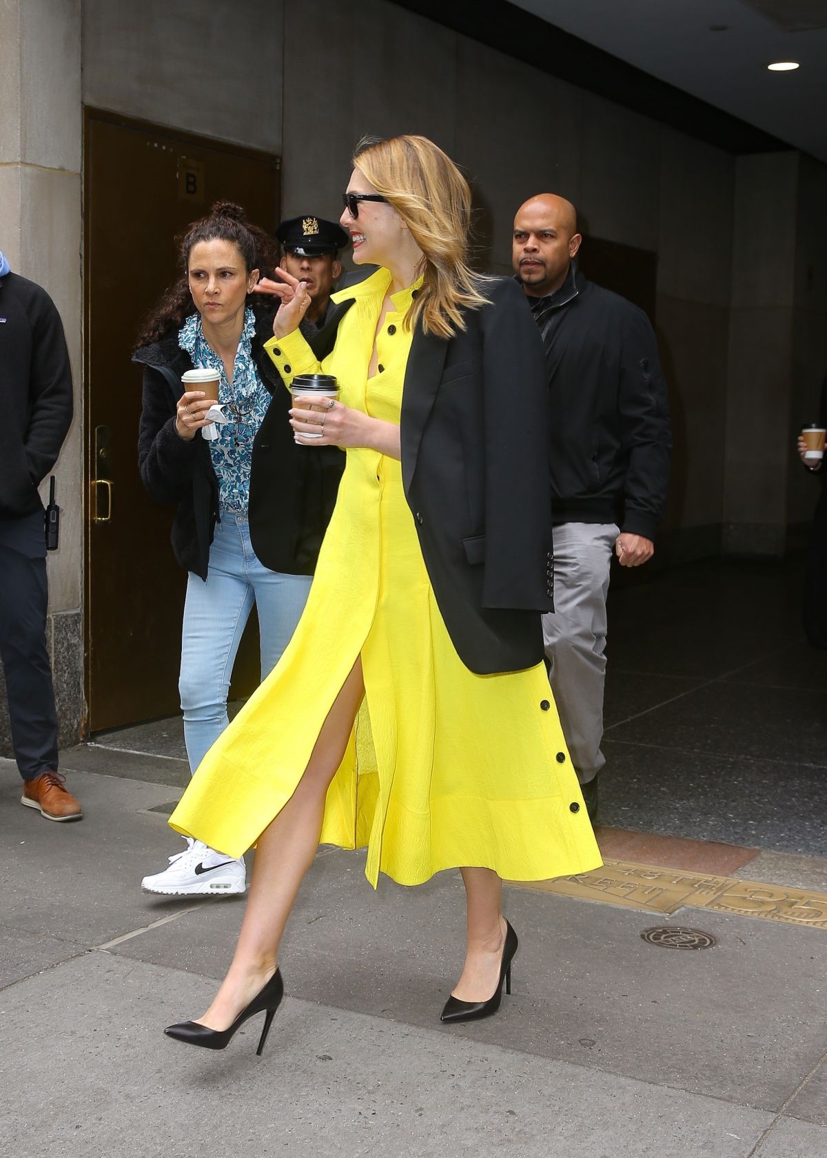 ELIZABETH OLSEN Greeting Fans Out in New York 04/19/2023 – HawtCelebs