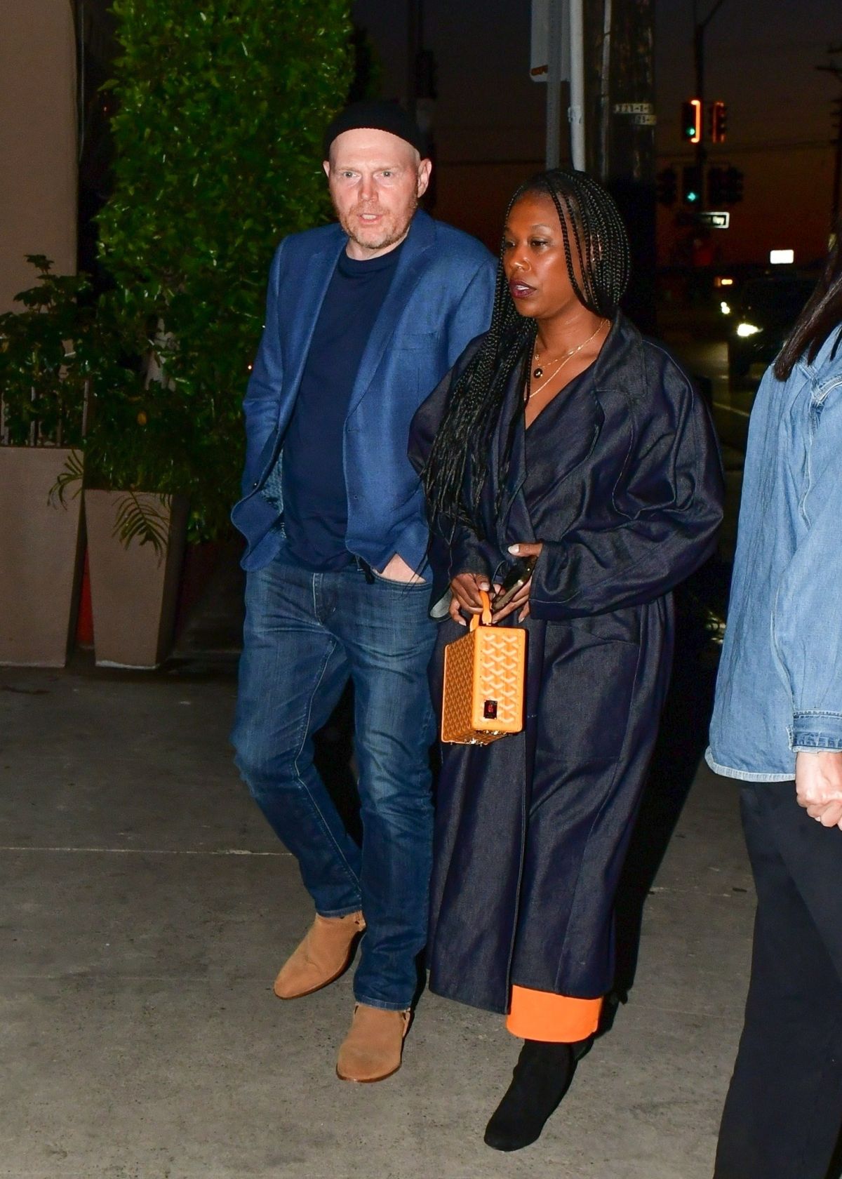 NIA RENEE HILL and Bill Burr Out for Dinner at Giorgio Baldi in Santa ...