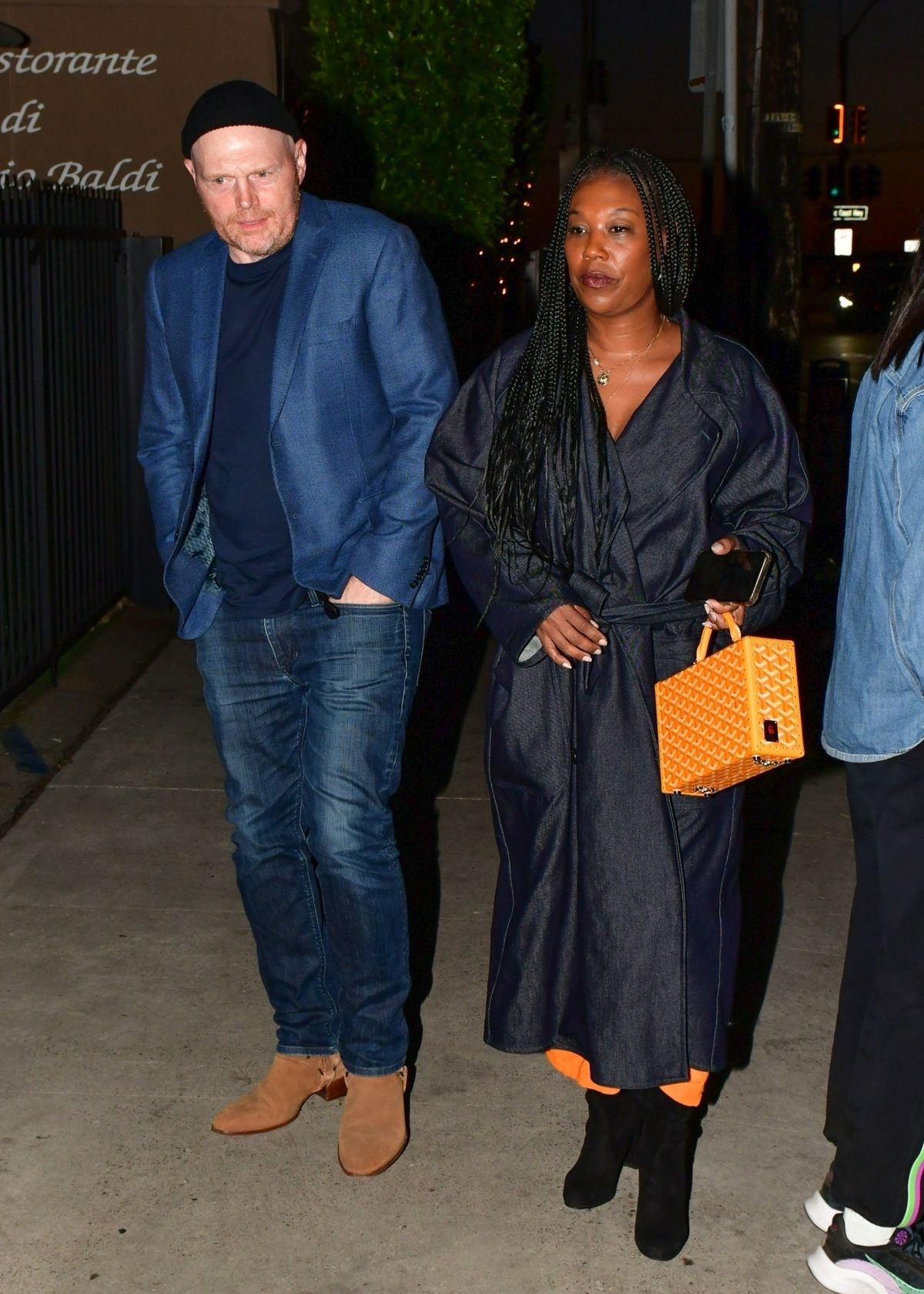 NIA RENEE HILL and Bill Burr Out for Dinner at Giorgio Baldi in Santa ...