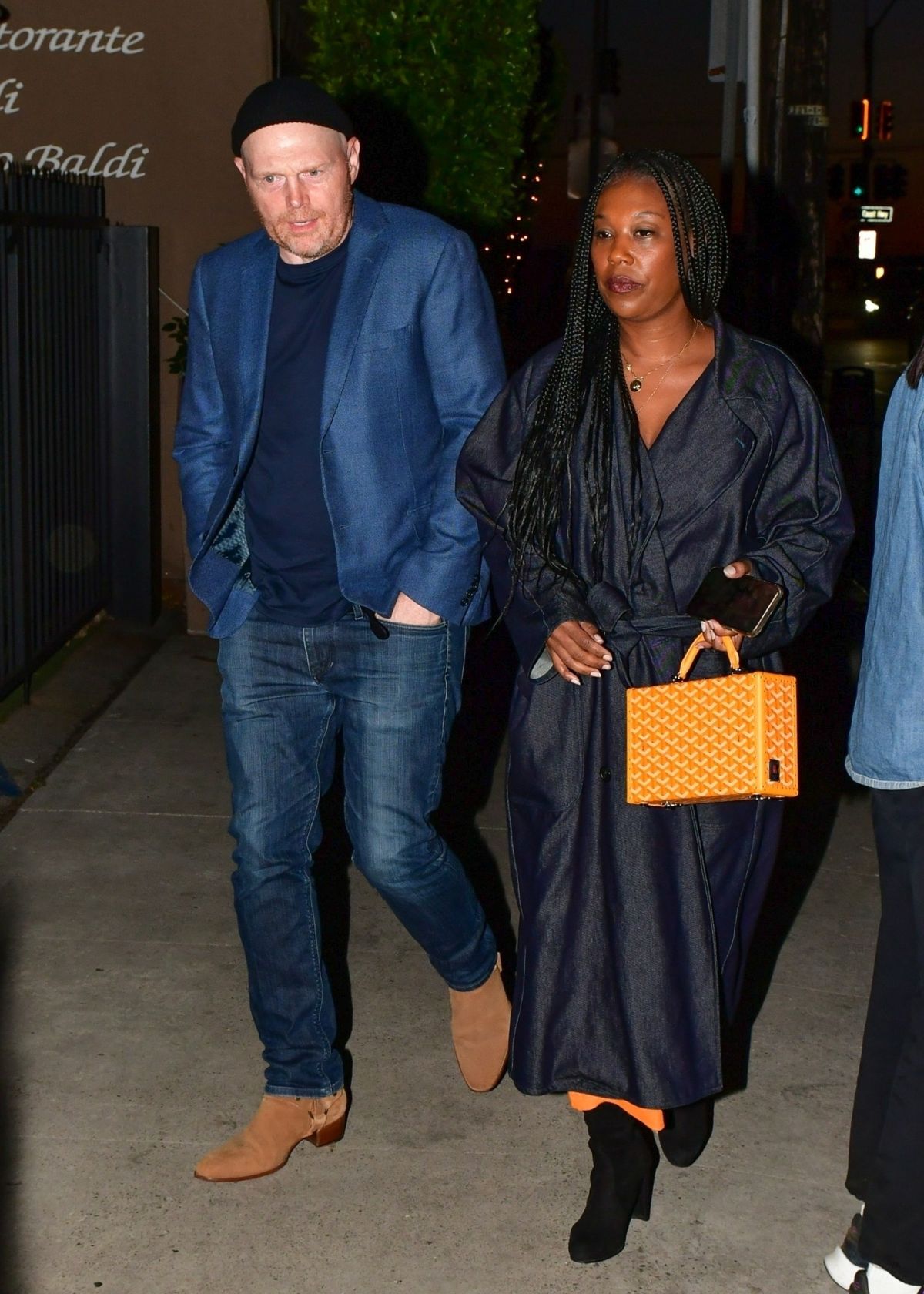 NIA RENEE HILL and Bill Burr Out for Dinner at Giorgio Baldi in Santa ...