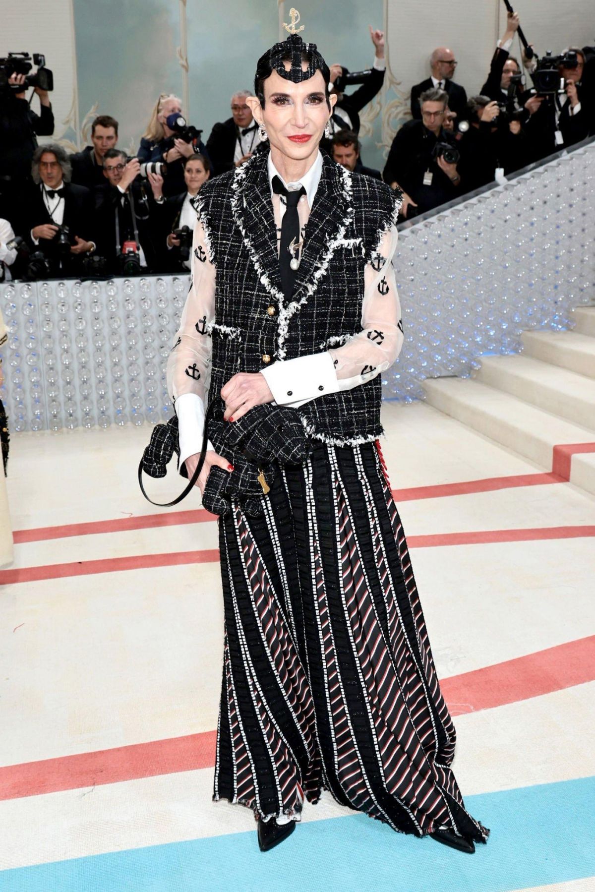 AMY FINE COLLINS at 2023 Met Gala Celebrating Karl Lagerfeld: A Line of ...