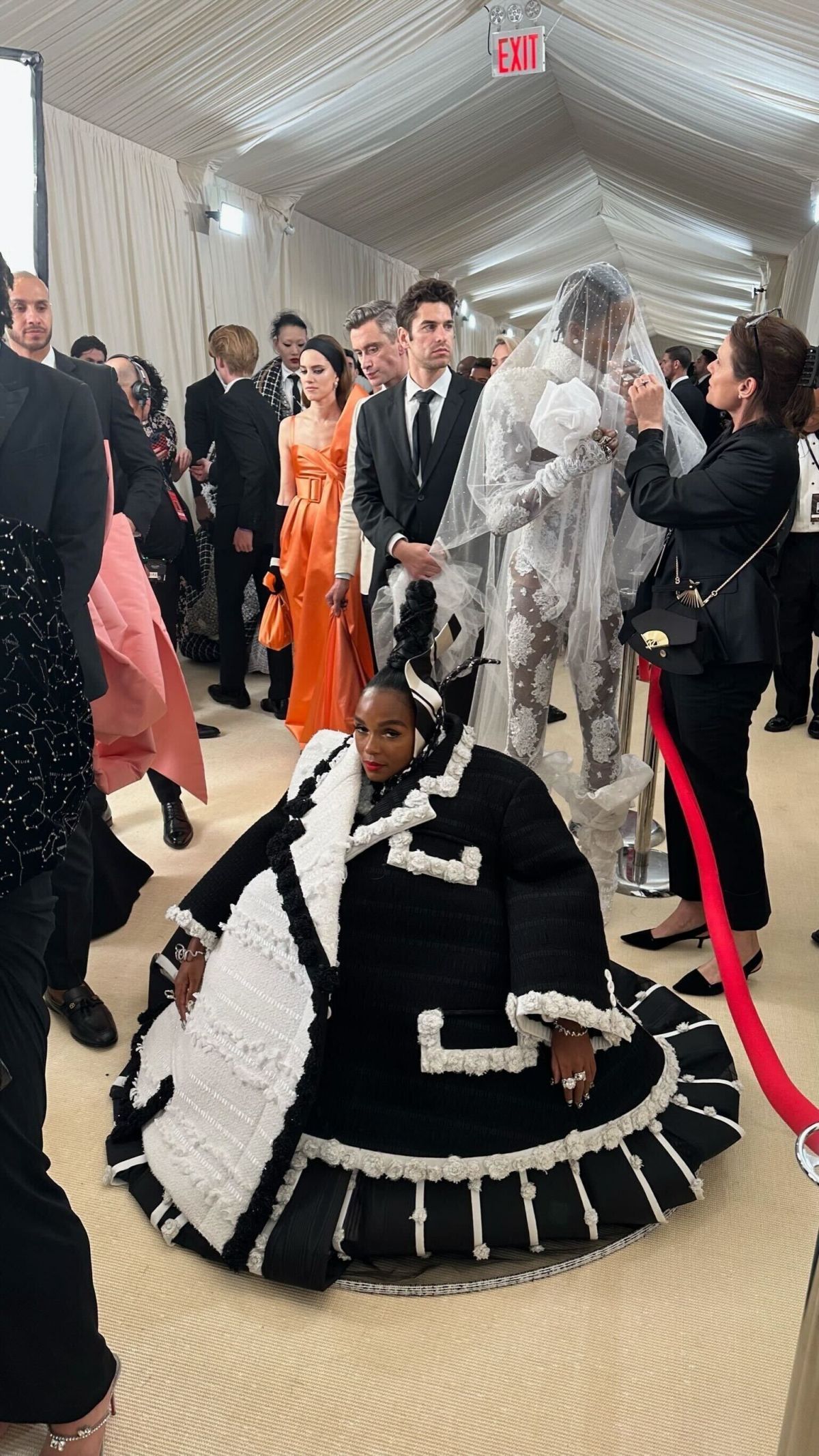 JANELLE MONAE at 2023 Met Gala Celebrating Karl Lagerfeld: A Line of ...