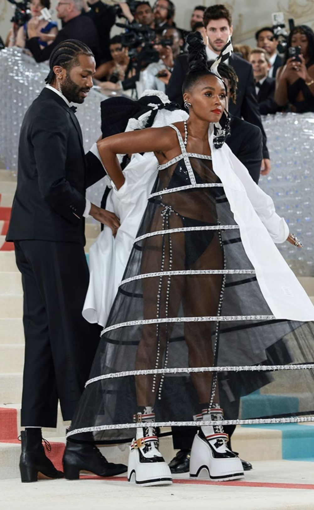 JANELLE MONAE at 2023 Met Gala Celebrating Karl Lagerfeld: A Line of ...