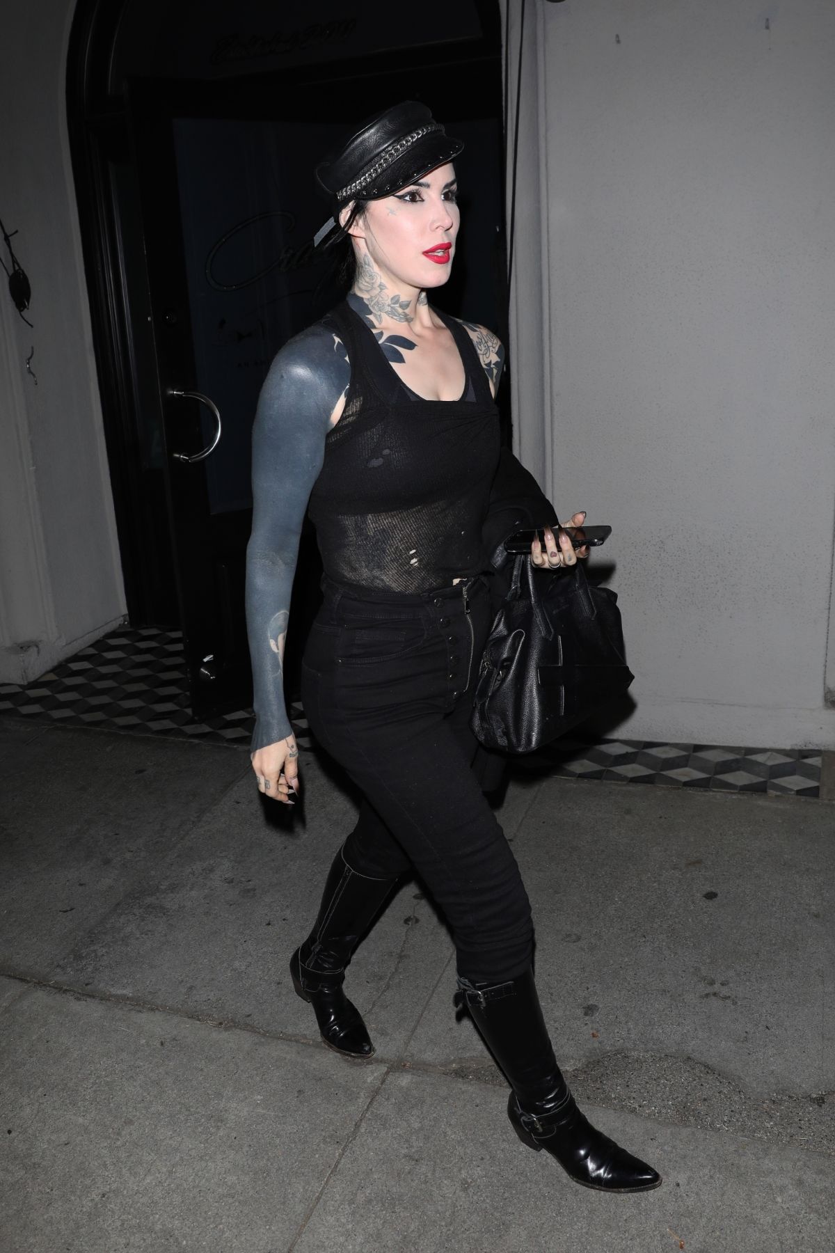 KAT VON D Leaves Craig’s in West Hollywood 05/22/2023 – HawtCelebs