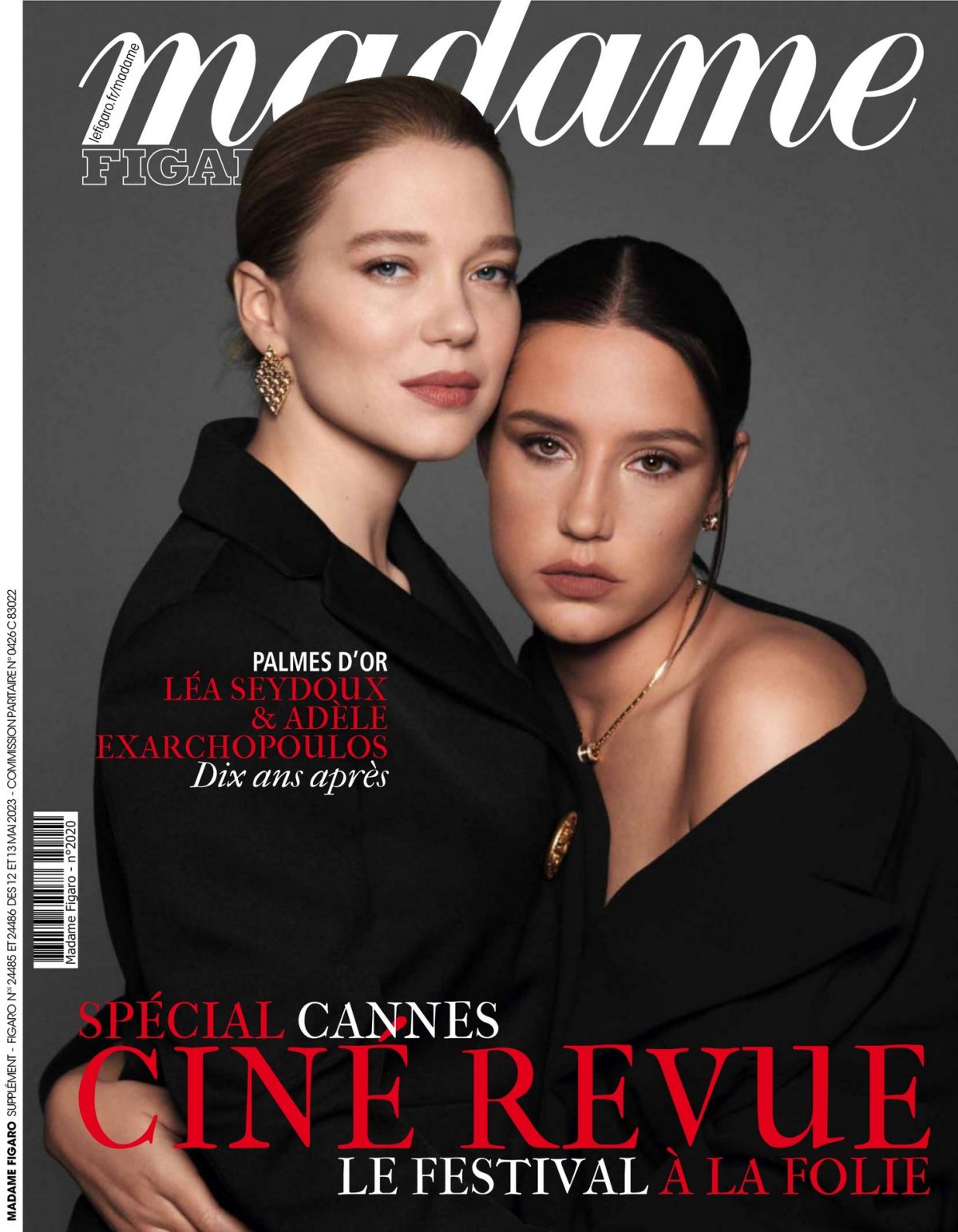 LEA SEYDOUX and ADELE EXARCHOPOULOS in Madame Figaro, May 2023 – HawtCelebs