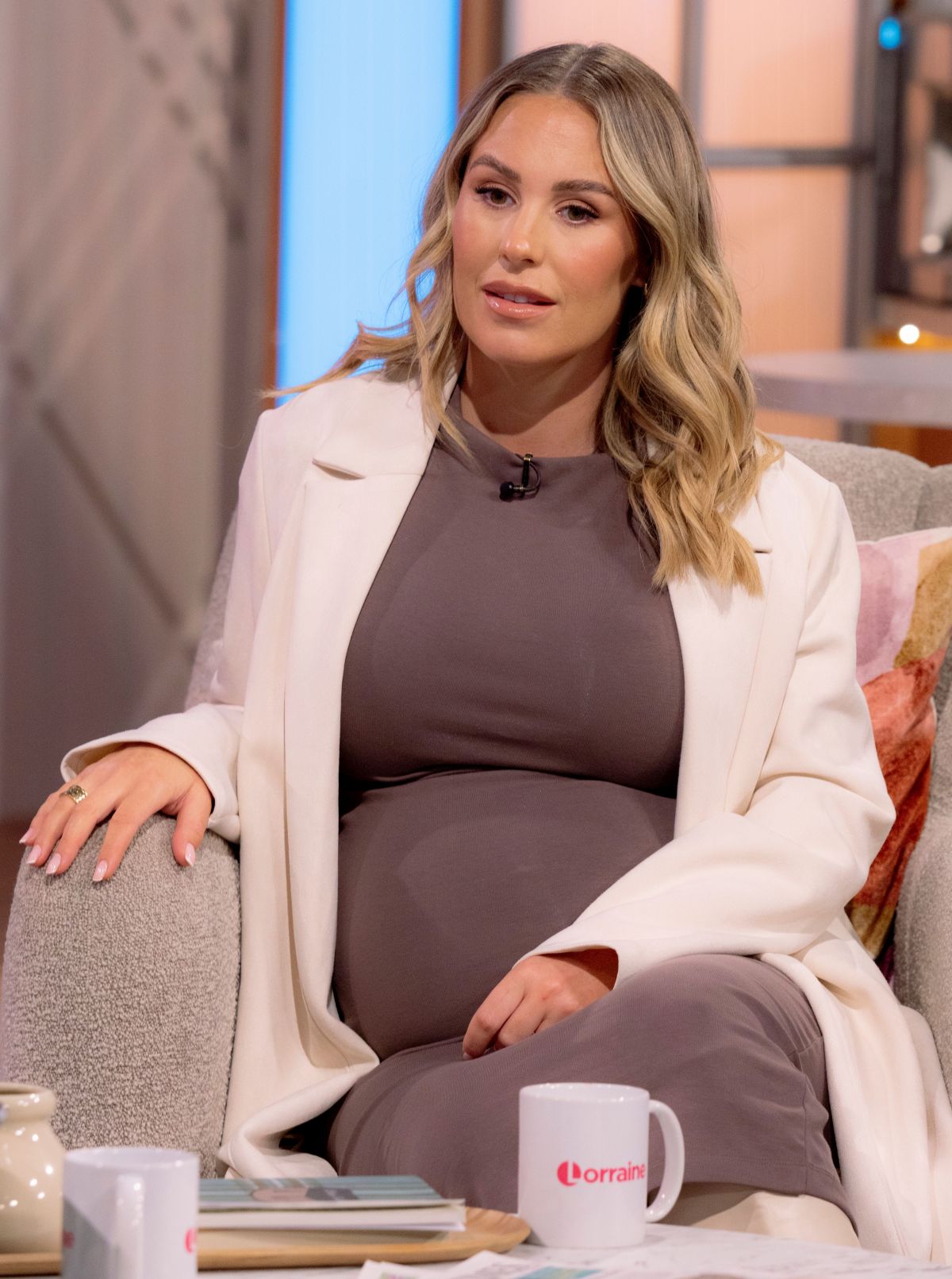 Pregnant KATE FERNINAD at Lorraine TV Show in London 05/15/2023 ...