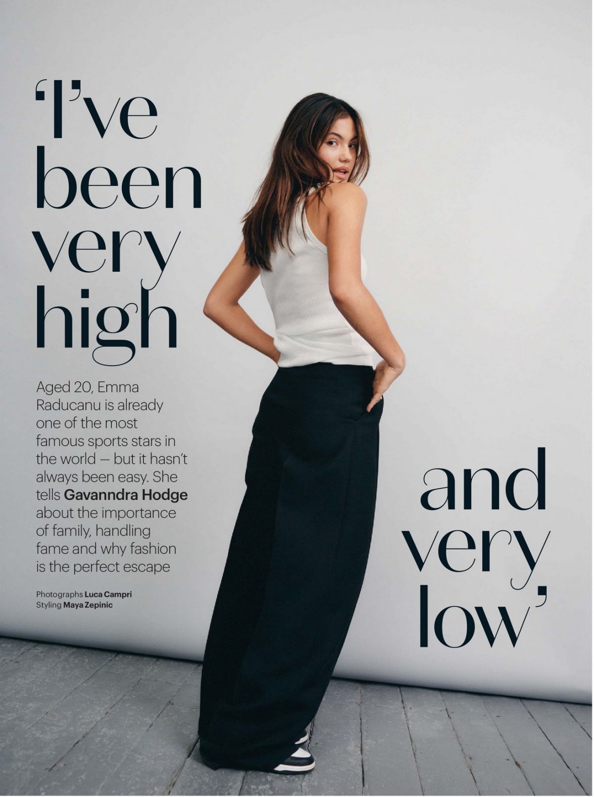EMMA RADUCANU in The Sunday Times Style Magazine, June 2023 – HawtCelebs