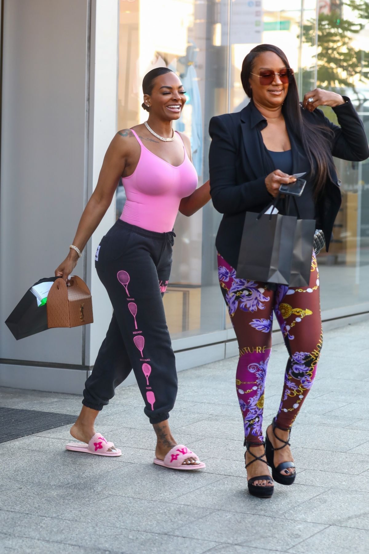 EVELYN LOZADA, JACKIE CHRISTIE and JENNIFER WILLIAMS Out Shopping in ...