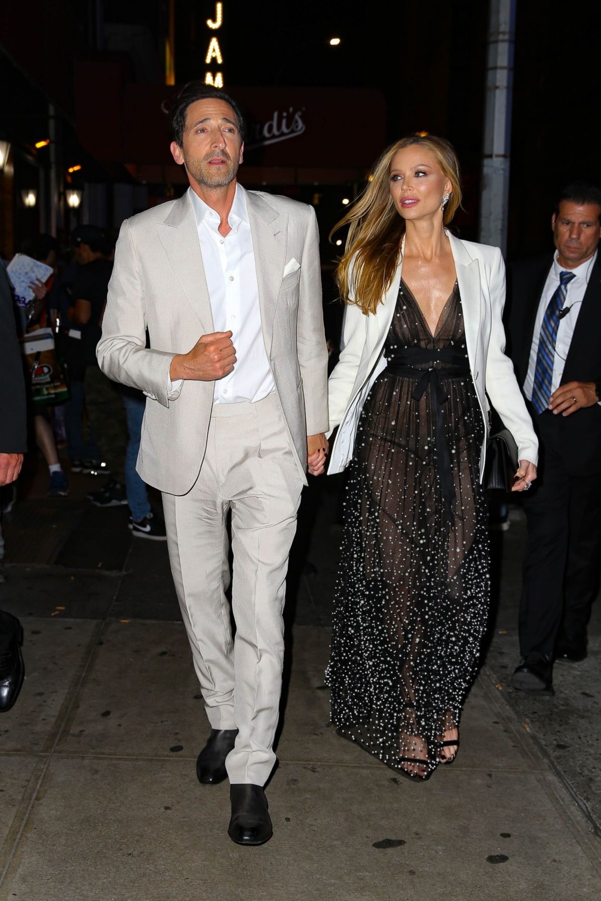 GEORGINA CHAPMAN and Adrien Brody Leaves Asteroid City Premiere ...