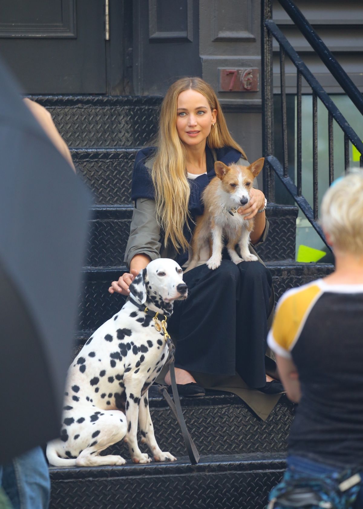 JENNIFER LAWRENCE on the Set of Dior Commercial in New York 06/28/2023 ...
