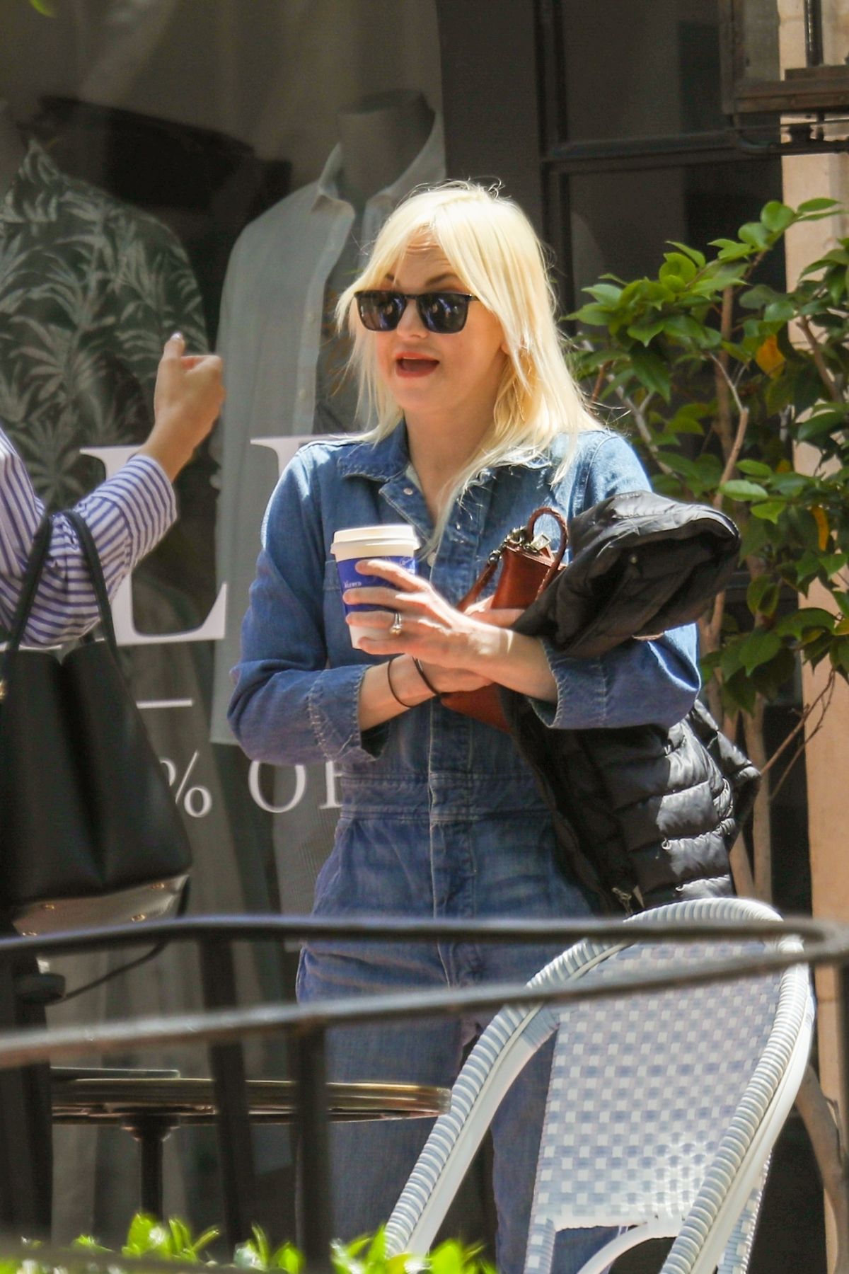 ANNA FARIS on a Coffee Date with Friends in Los Angeles 07/20/2023 ...