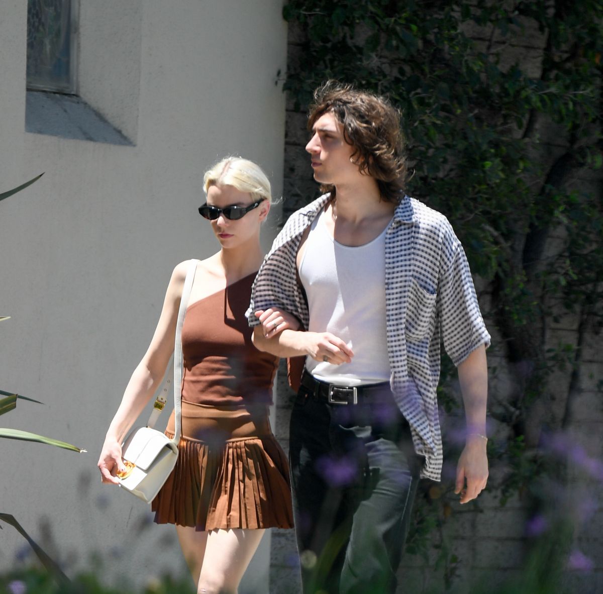ANYA TAYLOR-JOY and Malcolm McRae Out for Lunch at Beachwood Cafe in ...