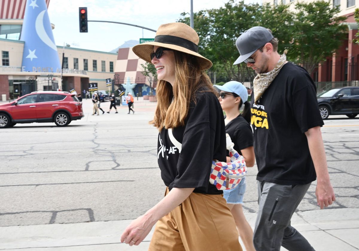 MICHELLE MONAGHAN at Sag-aftra Actors Union Strike in New York 06/17 ...
