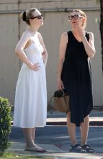 ELLE FANNING Out Furniture Shopping with Her Mother Heather Joy ...