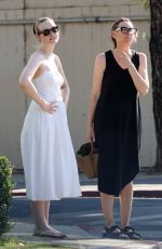 ELLE FANNING Out Furniture Shopping with Her Mother Heather Joy ...