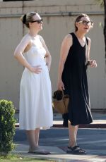 ELLE FANNING Out Furniture Shopping with Her Mother Heather Joy ...