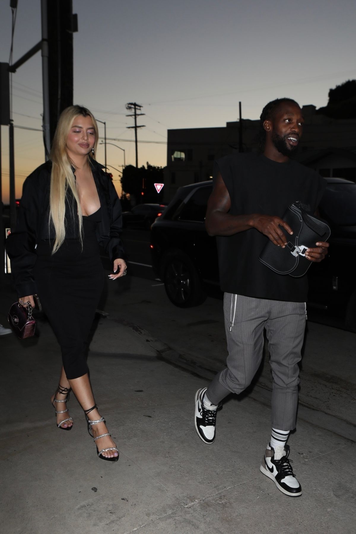 MANDANA BOLOURCHI and Patrick Beverley on a Dinner Date at Giorgio ...