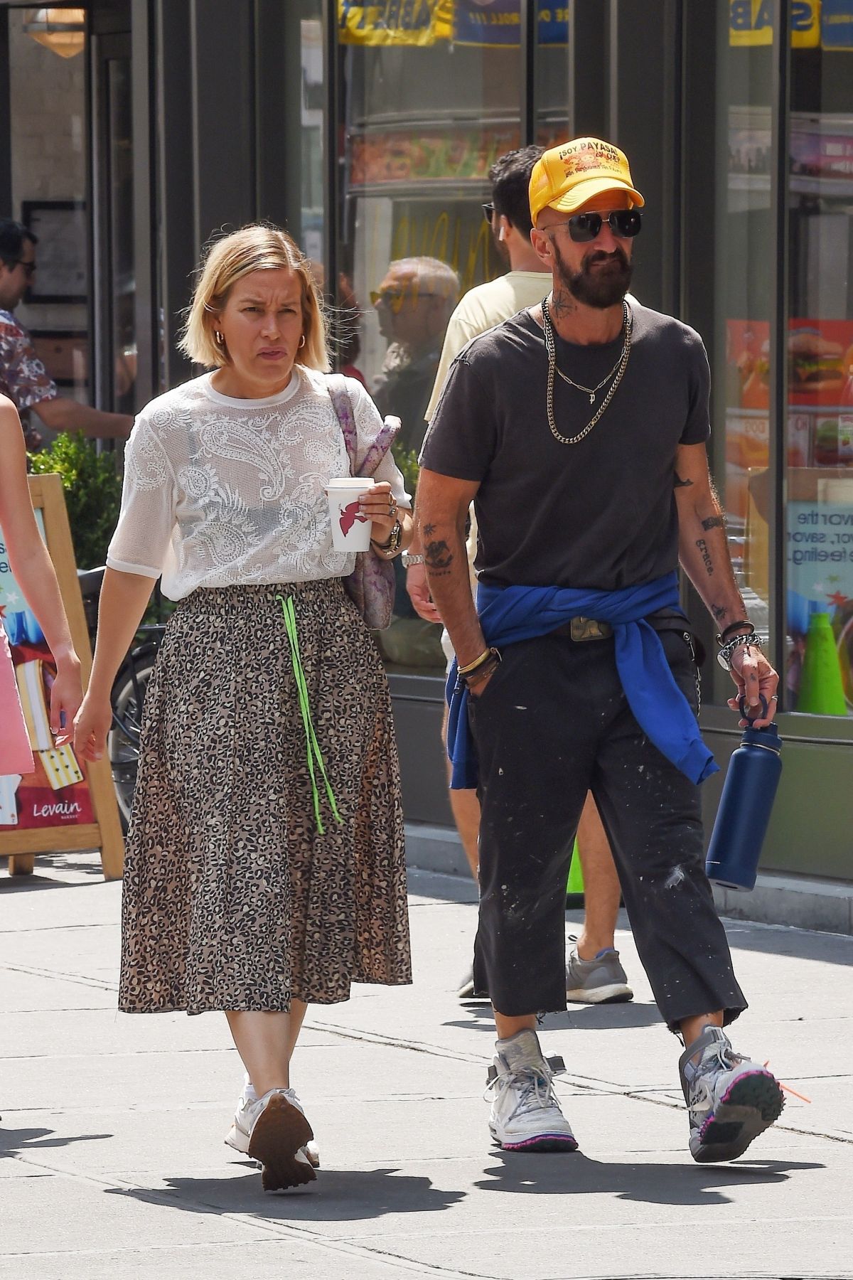 PIPER PERABO and Stephen Kay Out for Coffee in New York 08/01/2023 ...