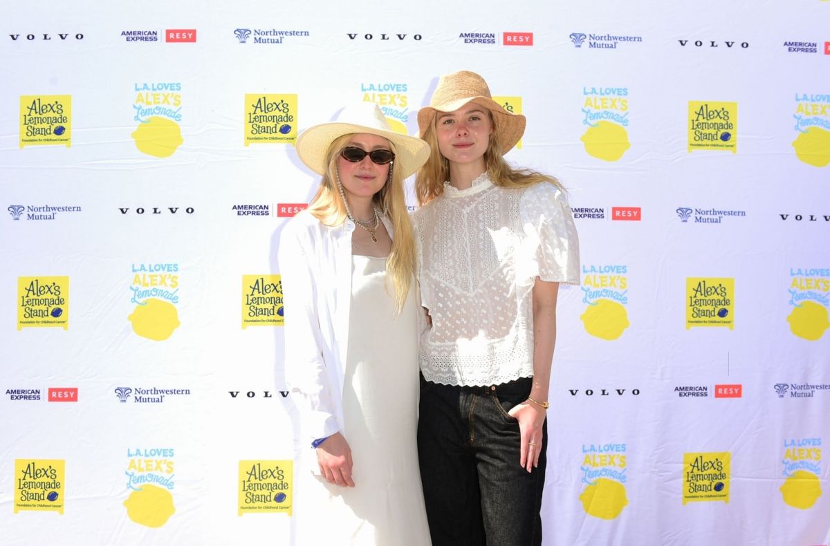DAKOTA and ELLE FANNING at LA Loves Alex’s Lemonade 2023 at Ucla Royce ...
