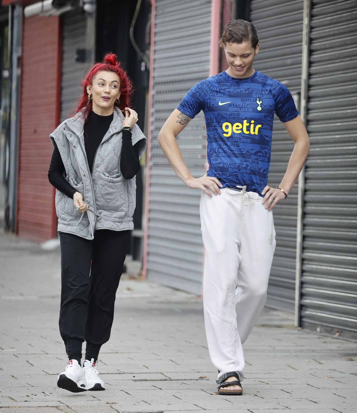 DIANNE BUSWELL and Bobby Brazier Head to Costa Coffee in London 09/18 ...