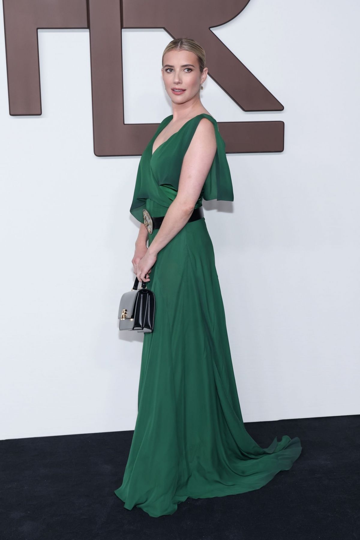 EMMA ROBERTS at Ralph Lauren Fashion Show in New York 09/08/2023 ...