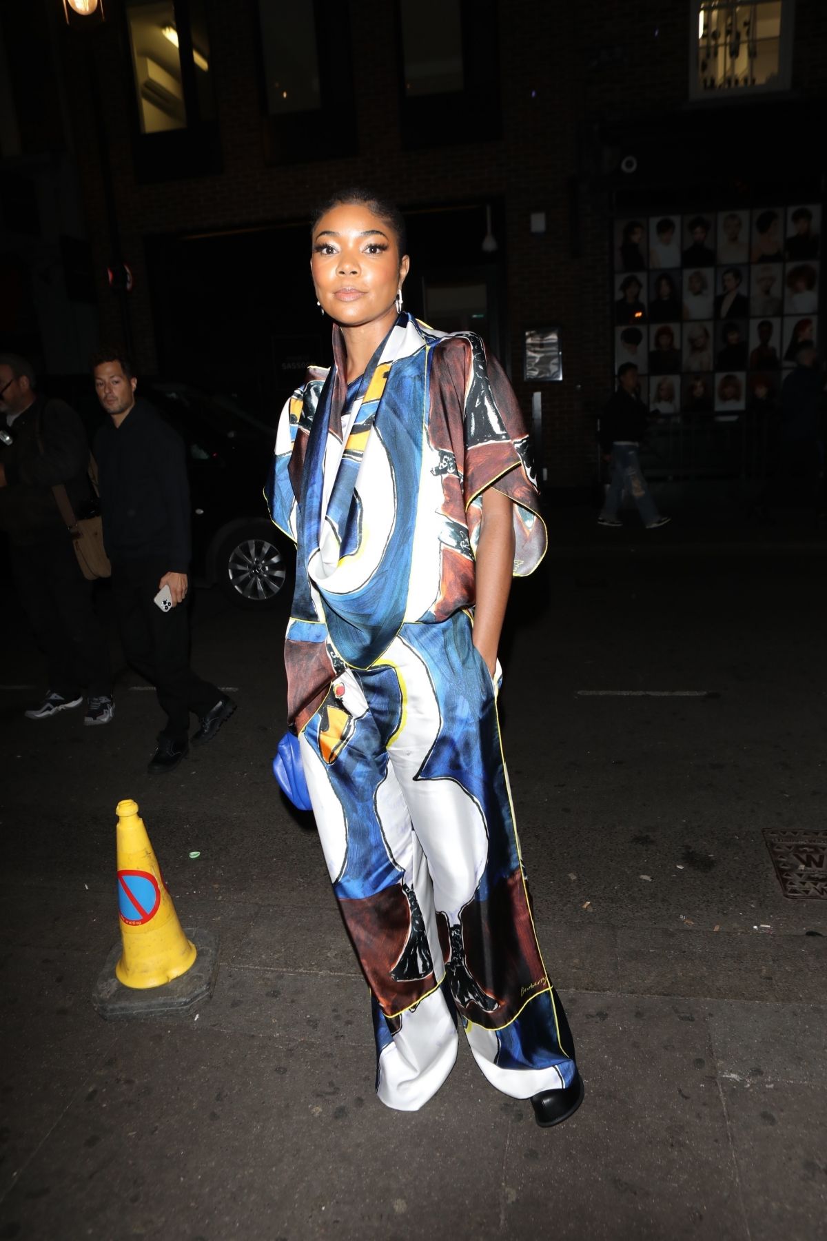 GABRIELLE UNION Arrives at Burberry Party at London Fashion Week 09/18 ...