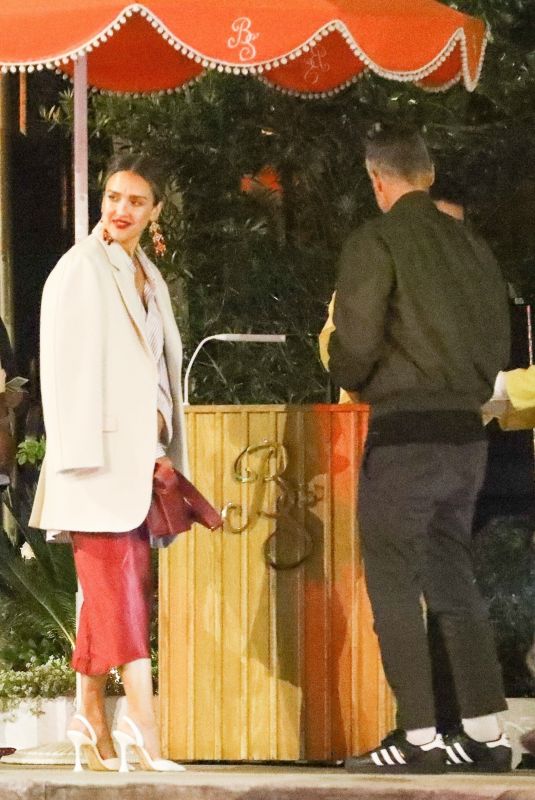 JESSICA ALBA Leaves The Bird Streets Club in West Hollywood 09/05/2023 ...
